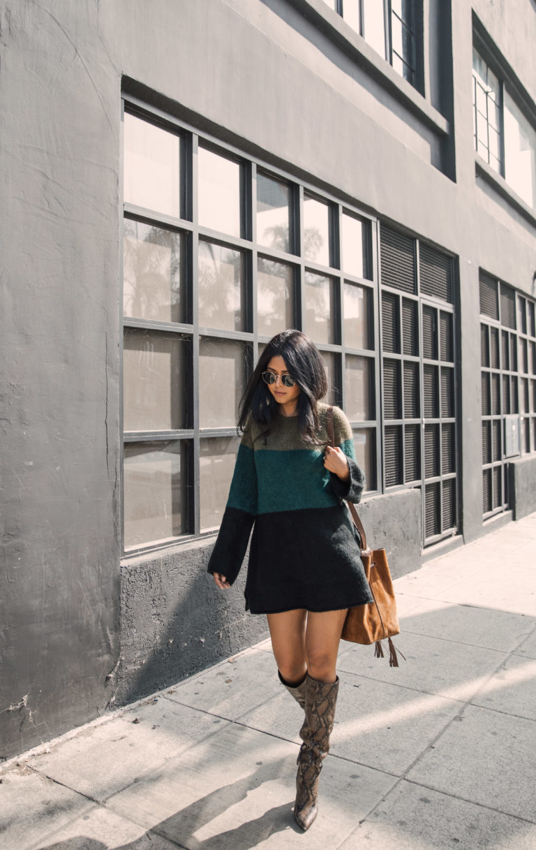 SWEATER DRESSING - Walk In Wonderland